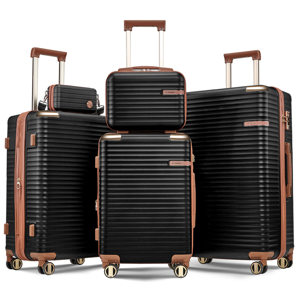 Expandable Hard Shell Suitcase Set 5 Pieces Set TR009 – joyway