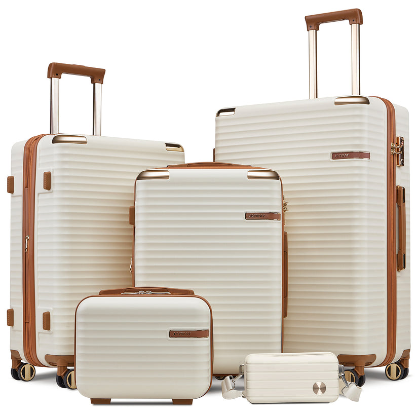 Expandable Hard Shell Suitcase Set 5 Pieces Set TR009 – joyway